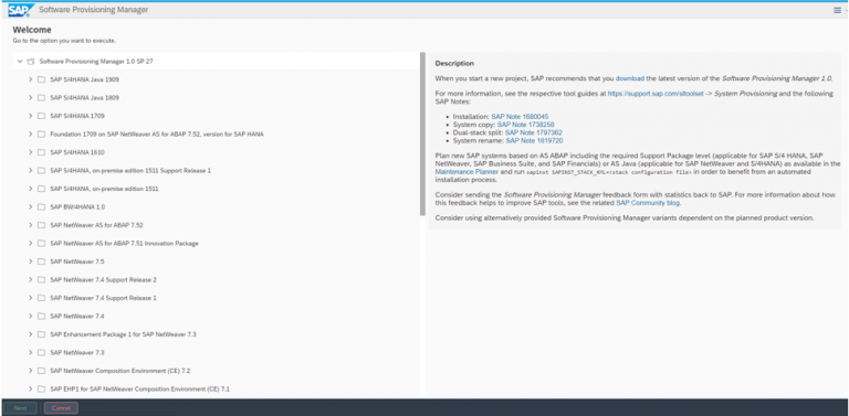 SWPM - Software provisioning Manager - SAPissues.com